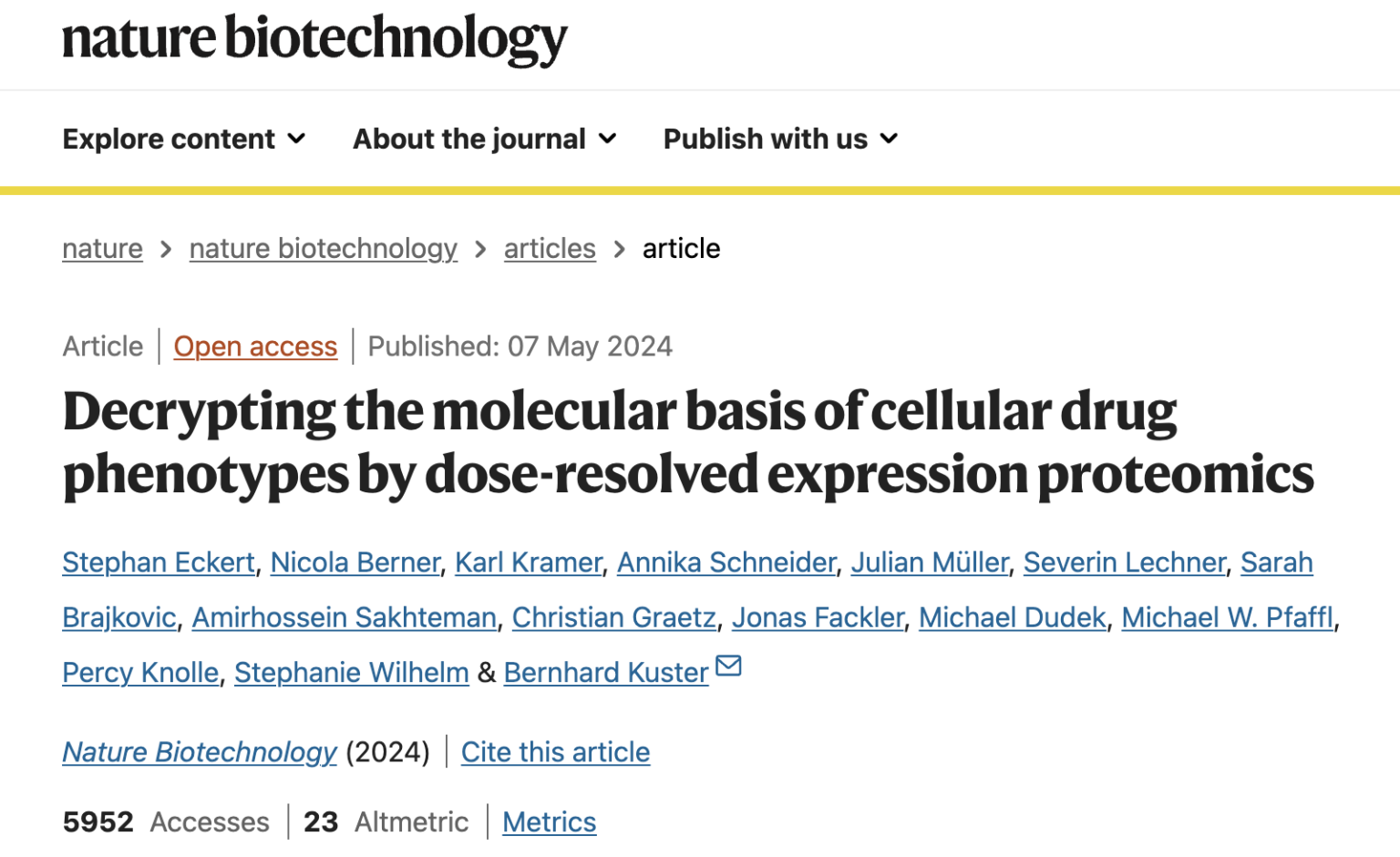 Nat Biotechnol｜DecryptE：剂量分辨表达蛋白组学揭示药物分子机制 - Westlake Omics ｜ 西湖欧米（杭州）生物科技有限公司